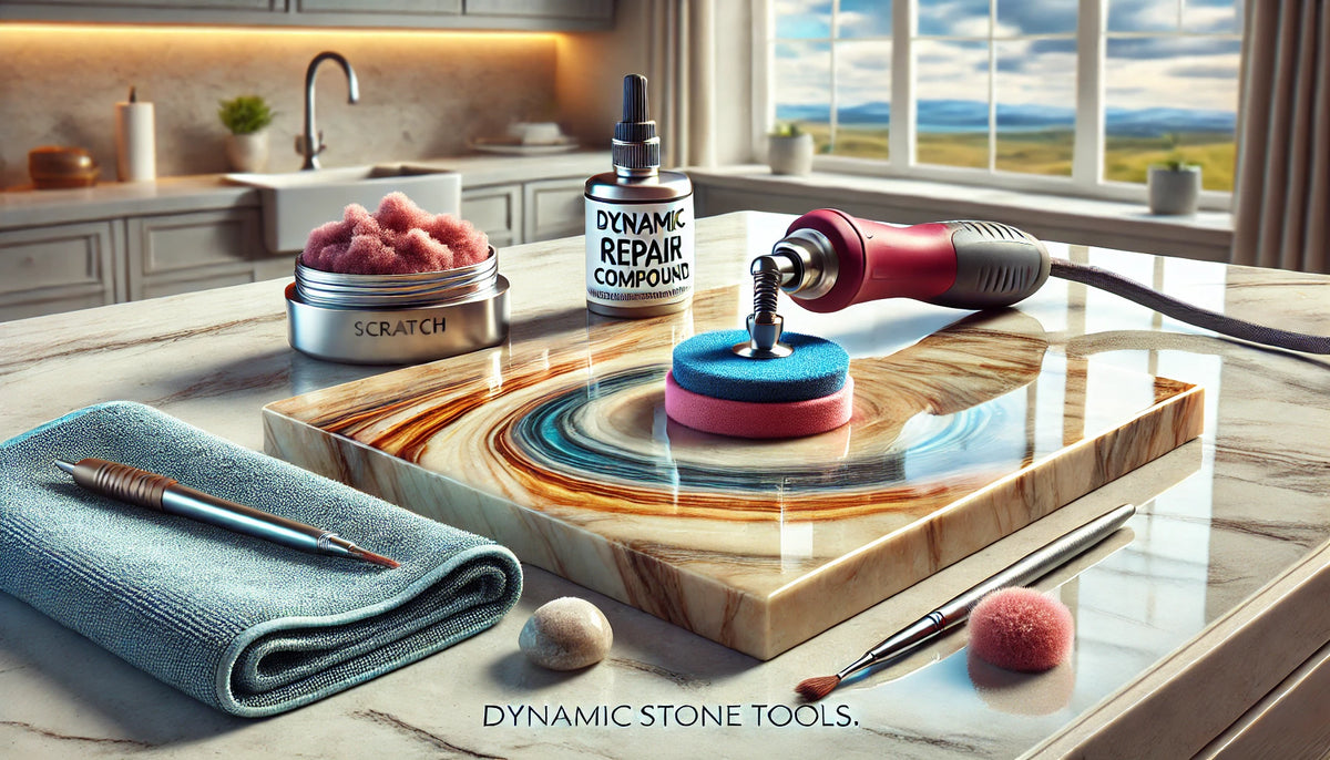 How to Repair Small Scratches in Stone Surfaces – Dynamic Stone Tools