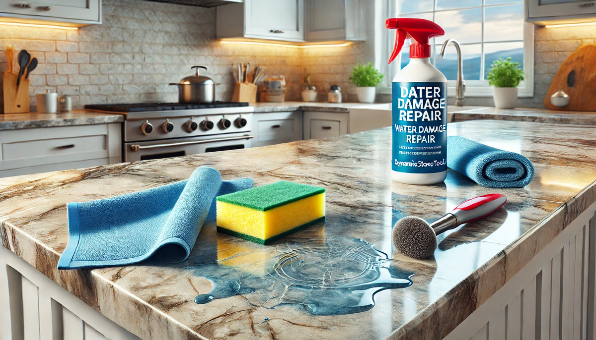 Fixing Water Damage on Stone Countertops – Dynamic Stone Tools