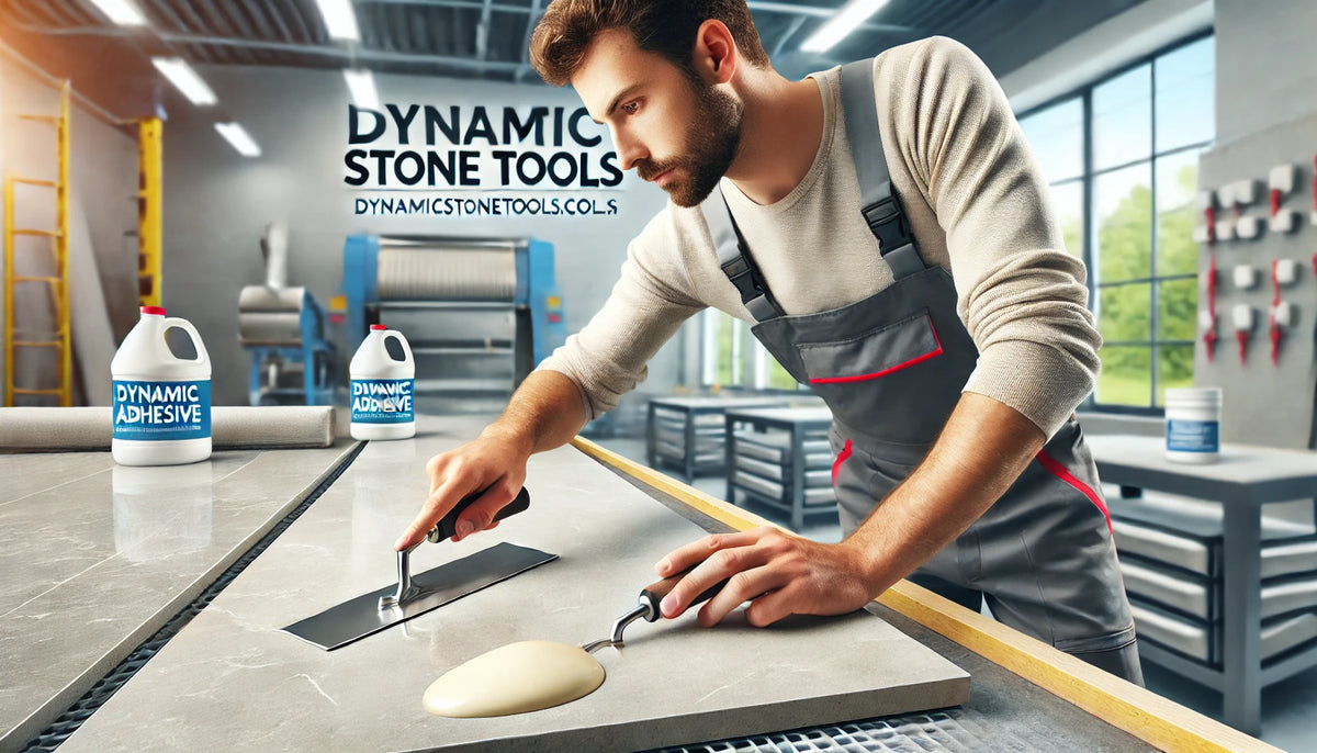 How to Apply Adhesive to Stone Without Making a Mess – Dynamic Stone Tools