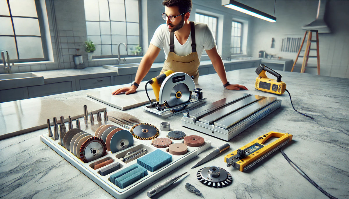 The Tools You Need for Porcelain Slab Fabrication – Dynamic Stone Tools