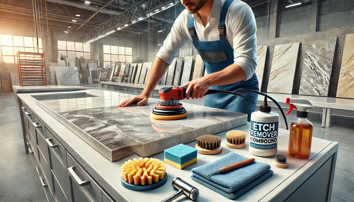 Tools for Removing Etch Marks from Marble – Dynamic Stone Tools