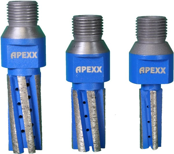 APEXX Blue Quartzite CNC Finger Bits – Dynamic Stone Tools